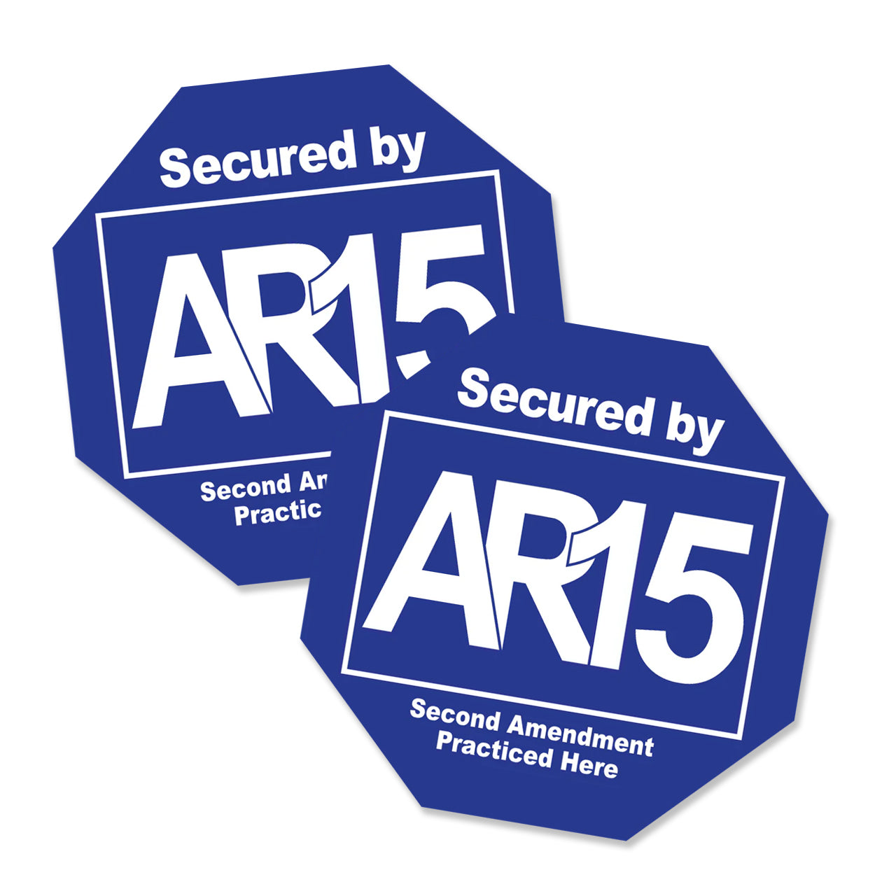 Secured by AR15 Sticker - 2 Pack